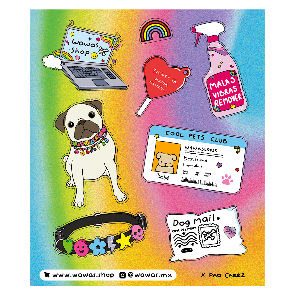 🌈 STICKERS COOL STUFF (11x13 cm) – wawasmx